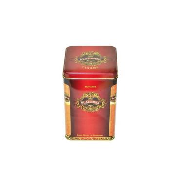 China DADI Food Grade Square Tea Tin Box, Tea Tin Can Support CMYK / PMS / UV Printed for sale