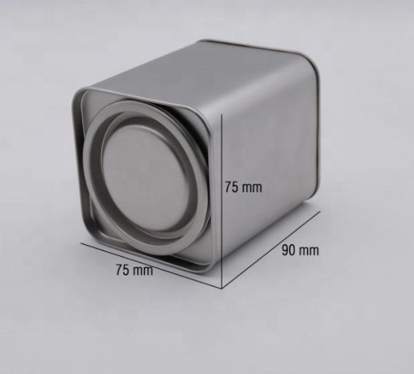 Quality DADI Tinplate Square Airtight Tea Tin Box Securely Sealed For Tea Coffee for sale
