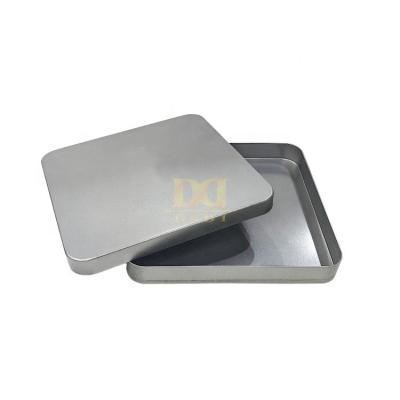 China DADI Matte Finish Square Tin Canister 0.23mm-0.38mm Small Square Candy Tin Box with Embedded Lid for sale