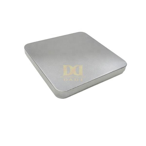 Quality DADI Matte Finish Square Tin Canister 0.23mm-0.38mm Small Square Candy Tin Box for sale
