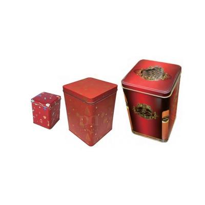 China DADI 0.19mm-0.4mm Airtight Tin Container Silkscreen Laser Air Tight Tea Tin Box for sale
