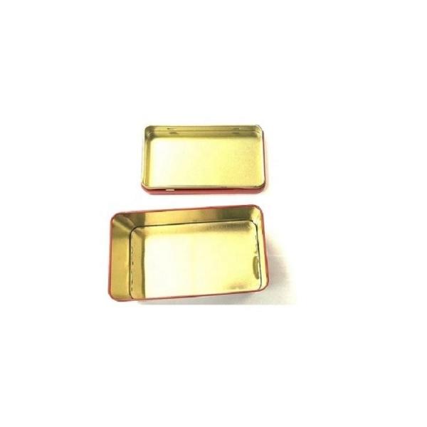 Quality DADI Custom Design Rectangular Tea Tin Box with Embossing Effect Rt5 in Tin for sale