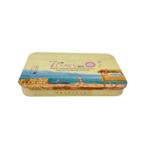 Quality DADI Mints Gum Chocolates Candy Tin Box FDA BSCI Tinplate Metal Tins Rectangular for sale