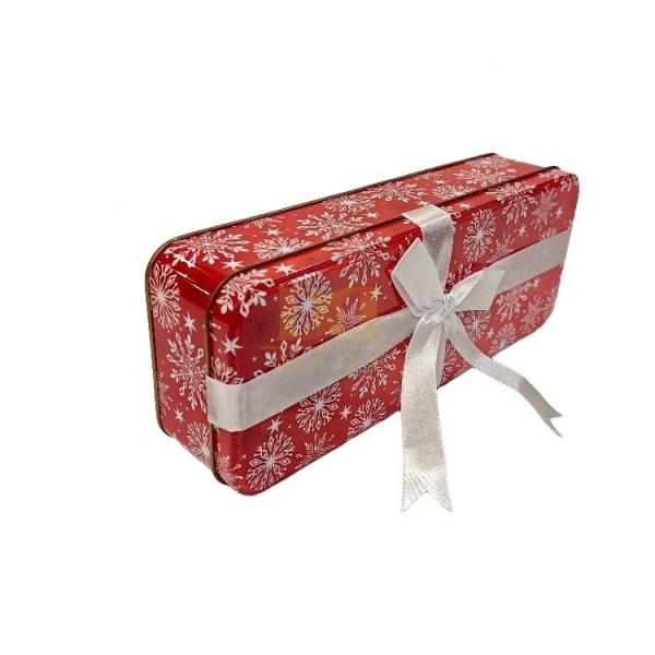 Quality DADI Candy Tin Box Rectangular Tin Can 0.19mm-0.4mm Cookie Tin Packaging for sale