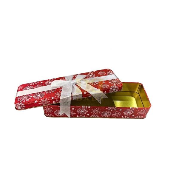 Quality DADI Candy Tin Box Rectangular Tin Can 0.19mm-0.4mm Cookie Tin Packaging for sale