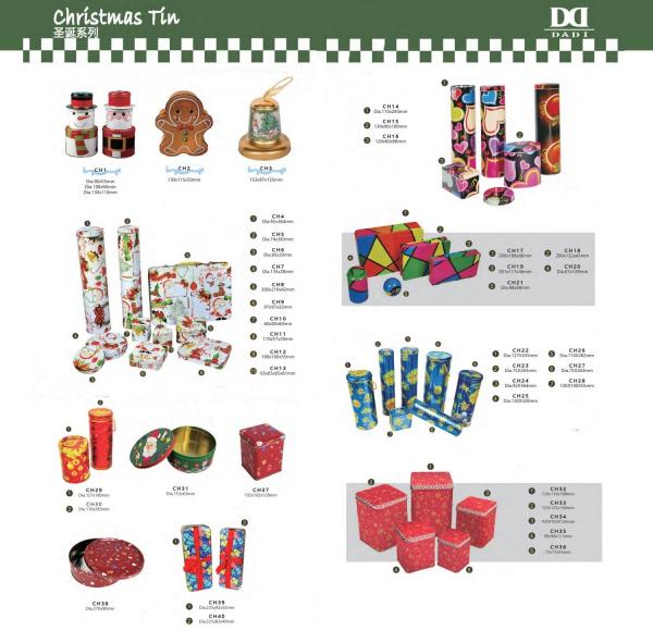 Quality DADI Candy Tin Box Rectangular Tin Can 0.19mm-0.4mm Cookie Tin Packaging for sale