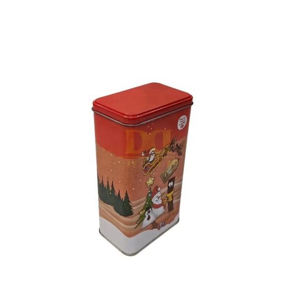 Quality DADI Customized Food Packaging Tin High End Recycled Tea Tin Boxes for sale