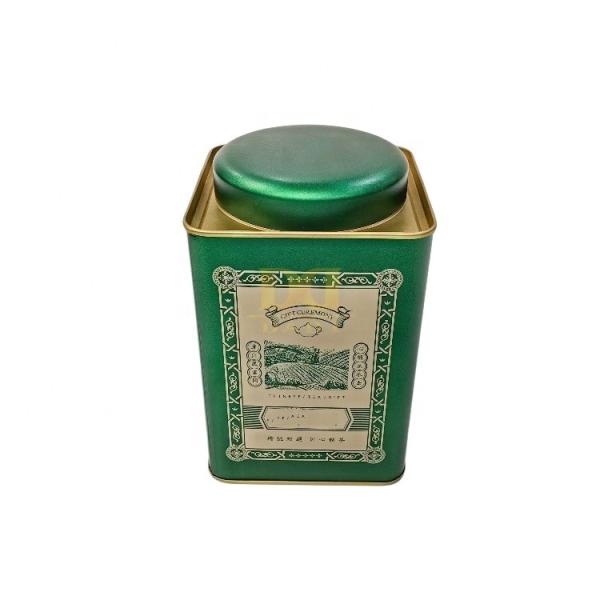 Quality DADI Square Tea Tin Box Airtight Biscuit Tin With Moisture Absorber for sale