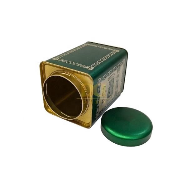 Quality DADI Square Tea Tin Box Airtight Biscuit Tin With Moisture Absorber for sale