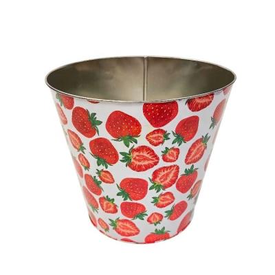 China DADI 32oz 64oz 85oz Metal Popcorn Bucket Custom Popcorn Tin OEM/ODM for sale