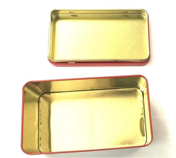 Quality DADI Gift Rectangular Tin Box Offset Lithography Biscuit Tin Box Support for sale