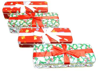 China DADI Gift Rectangular Tin Box Offset Lithography Biscuit Tin Box Support Customized Printing for sale