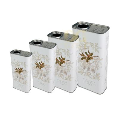China DADI 150ml 250mm 500ml 750ml Oil Tin Containers Cooking Oil Tin Can Food Oil Can for sale