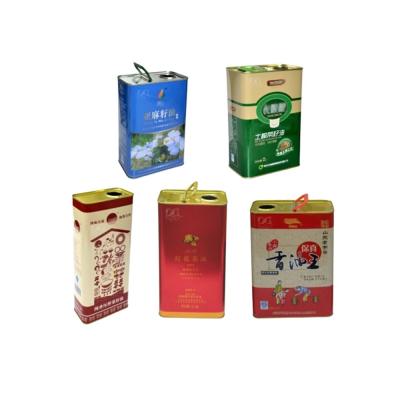China DADI Food Oil Can 1.8L 1.9L 2L 2.1L 2.2L 2.3L 2.4L 2.5L Olive Oil Can Oil Tin Containers Adjustable Height for sale