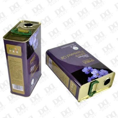 China DADI 125ml-25L Food Oil Can Square Rectangular 5 Litre Oil Tin Empty for sale