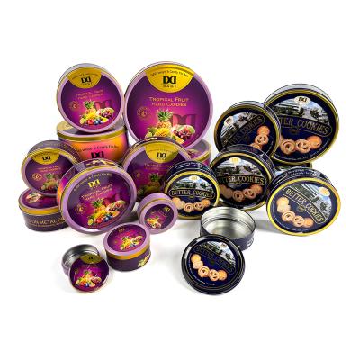 China Wholesale 80mm 98mm 103mm 135mm 153 167 182 20mm 230mm 252mm 260mm Two/three Piece Can Round Metal Packaging Food Grade Tin Box for sale