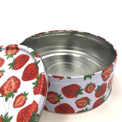 China DADI Custom Food Grade Metal Tin Can Cookie Tin Box Christmas Gift Tin Box for sale