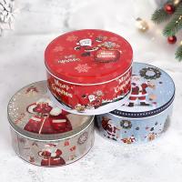 China DADI Custom Printed Fruit Candy Tin Round Small Metal Box for sale