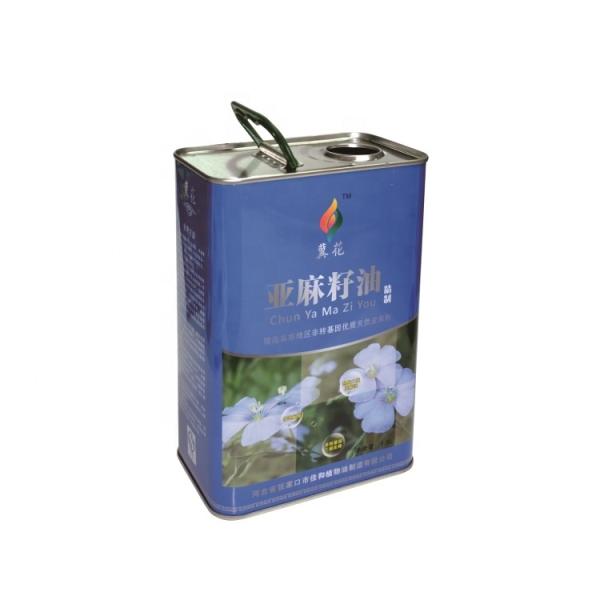 Quality DADI 1.25L ,5LFood Grade extra Virgin Olive Oil Tinplate Packaging Cooking Oil Can for sale