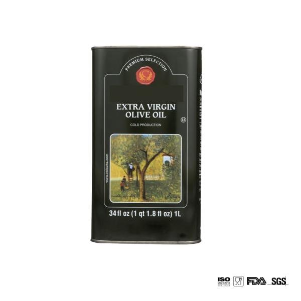 Quality DADI 1L ,5LFood Grade extra Virgin Olive Oil Tinplate Packaging Cooking Oil Can for sale