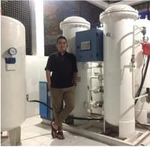 Cina 440v ha messo in contenitori il acciaio al carbonio industriale del generatore dell'ossigeno di Psa in vendita