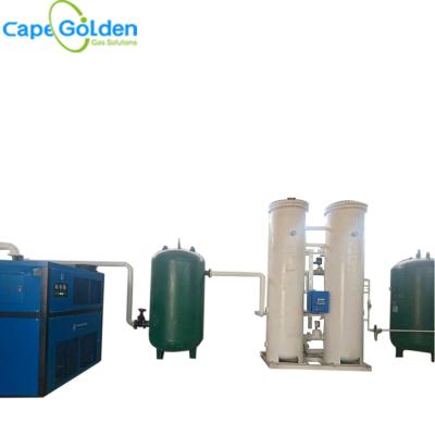 Κίνα Βιομηχανικό σύστημα 20Nm3/H 51KW γεννητριών PSA οξυγόνου αγνότητας 90~99% προς πώληση