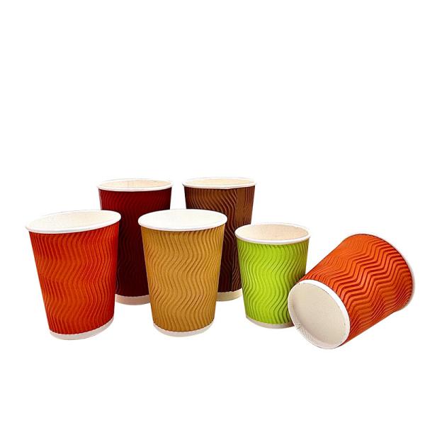 Quality Customized Design Printing Logo Paper Cups Disposable Printed Paper Double Wall for sale