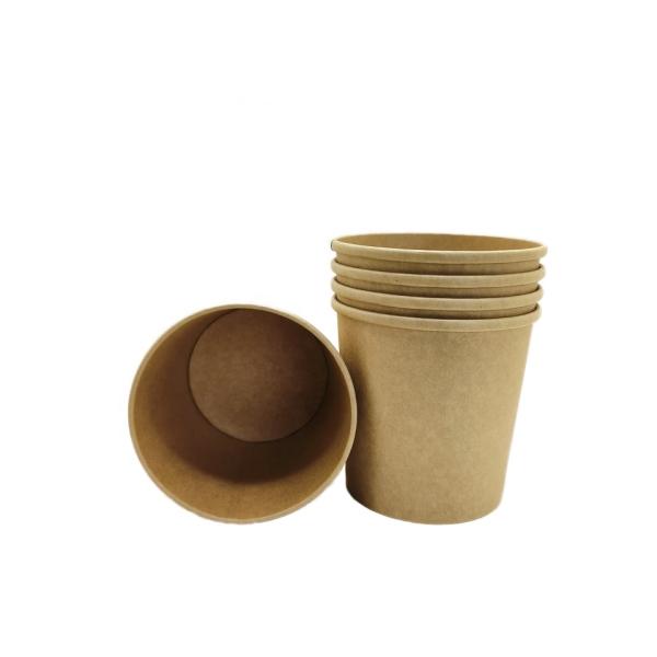 Quality Hot Kraft Paper Cup 8oz Paper Coffee Cup With Coating High Quality for sale