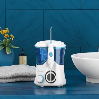 中国 カウンタートップ水Flosser 600mlの電気ジェット機を白くする歯 販売のため
