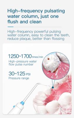 中国 カウンタートップ水Flosser 600mlの電気ジェット機を白くする歯 販売のため