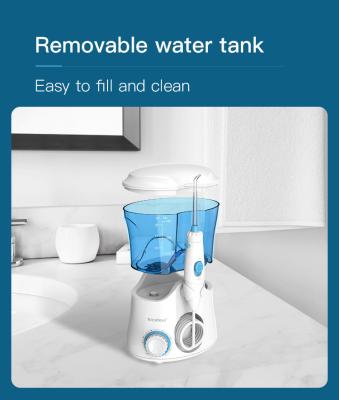 中国 カウンタートップ水Flosser 600mlの電気ジェット機を白くする歯 販売のため