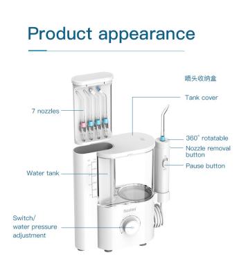 Cina Acqua di lavoro Flosser di igiene orale di modo 10+ per i denti che imbiancano in vendita