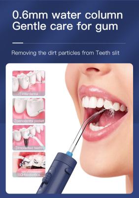 Cina modo di lavoro elettrico di 600ml Jet Oral Hygiene Water Flosser 10+ in vendita