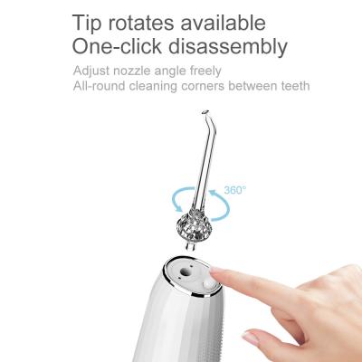 Cina 5 acqua portatile Flosser, IPX7 acqua Jet Dental Flosser di modi 300ml in vendita