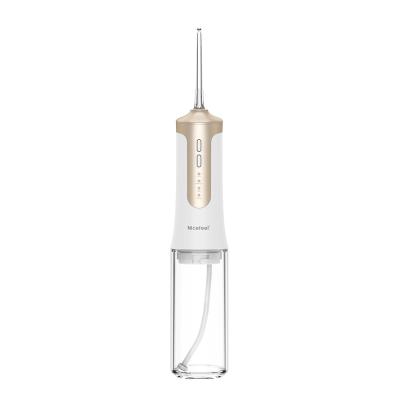Cina Pulitore orale Jet Cordless Portable Water Flosser elettrica IPX7 300ml in vendita
