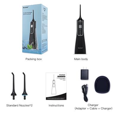 China Draagbaar Draadloos het Laden Water Flosser die, Mondelinge Irrigator-Tanden Gommassage schoonmaken (de Modellen van IPX7 Waterproof/3) Te koop
