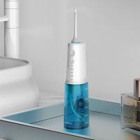 China Nicefeel 300ml Water Flosser with 4 Modes 1400-1800 Pulse IPX7 Quick Charge for sale