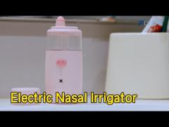 Type C Electric Nasal Irrigator Silicone IPX7 Portable For Nose Washing