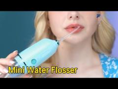 Rechargeable Mini Water Flosser Irrigator Waterproof For Deep Clean