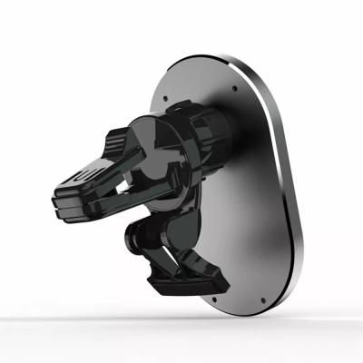 Cina Carico veloce trasparente punk 15W del caricatore senza fili magnetico dell'automobile della lega di alluminio in vendita