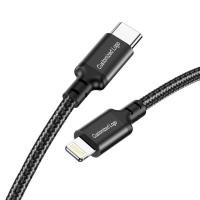 China 18W 20W Type C to Lightning Cable Nylon Braided Fast Charging Data Cord 1M 2M 3M for sale