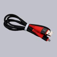 China Nylon Braided Fast Charger Cable 3A 480Mbps Data Transfer 1M 2M 3M Type C Lightning Micro USB for sale