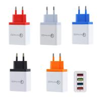 China 18W 4 USB Universal Charging Kit QC3.0 Quick Charger with Data Cable CE FCC RoHS for sale