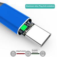 China 2.4A 480Mbps Micro USB Data Cable 1m 2m 3m Fish Net Nylon Braided for sale
