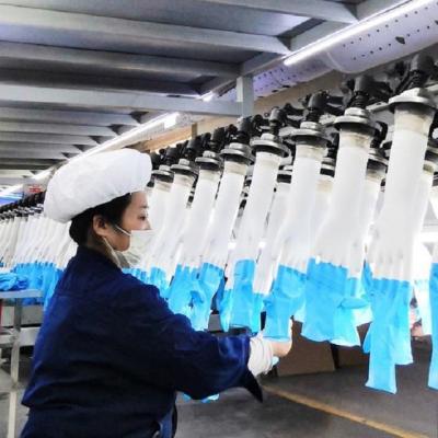 China Chirurgisch de Productielijn Medisch Latex van nitril Rubberhandschoenen Te koop