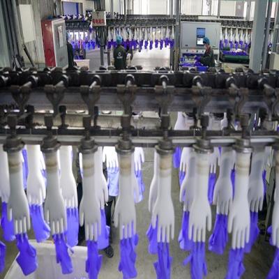 Китай Гофрировать шланга производственной линии 220V 380V перчаток латекса ISO продается