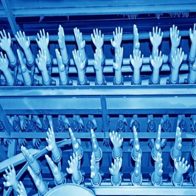 China 380V Medical Examination Latex Power Glove Making Machine for sale