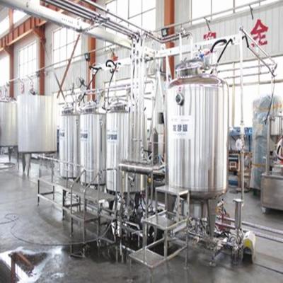 China PLC Evaporated Milk Production Line / Sweetened Condensed Milk Processing Machine for sale