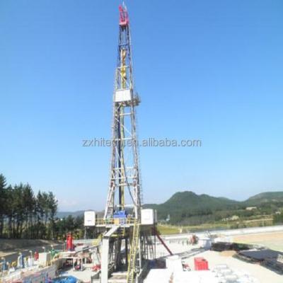 Cina Acqua miniera idraulica meccanica attrezzature per la perforazione del petrolio stazione di perforazione diesel formazione di potenza parti tecniche pavimento vendita video gancio energia in vendita