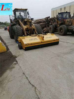 China Road Sweeper For Wheel loader LW500KN With Pick Up Bucket Broom for sale